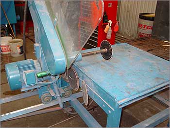 Winding Connection Cut-Off Saw